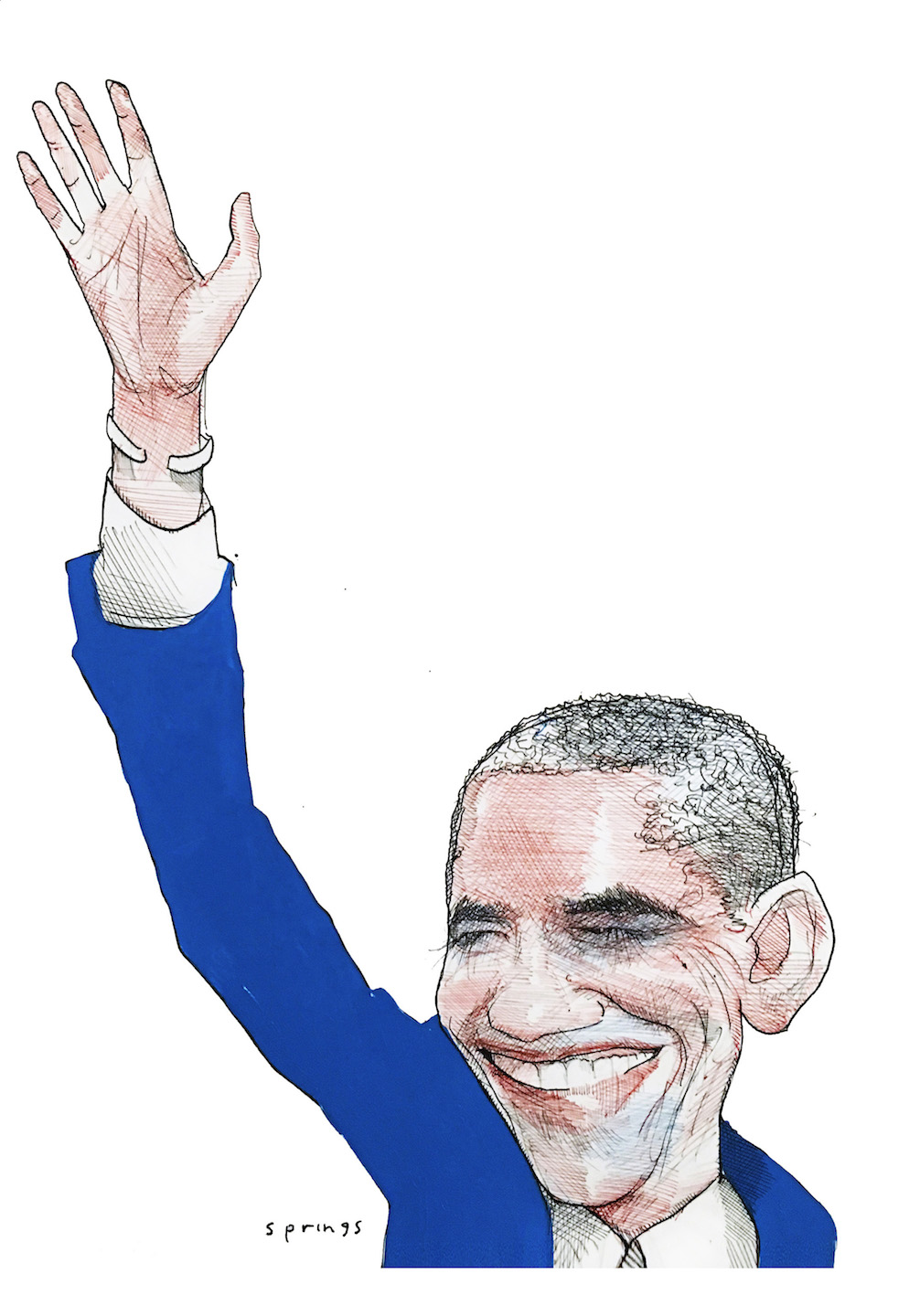 Studio: Drawing US Presidents | John Springs | The Critic Magazine