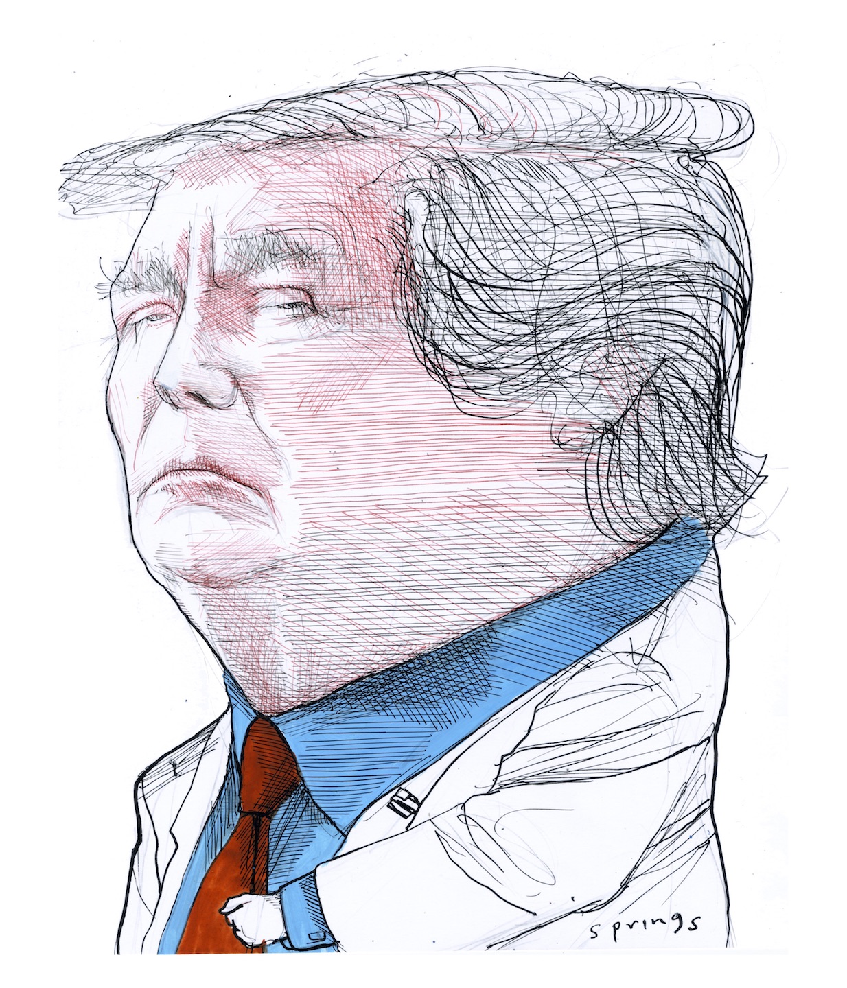 Studio: Drawing US Presidents | John Springs | The Critic Magazine