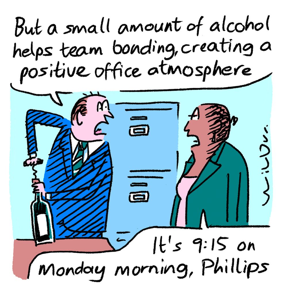 Work and wine don’t mix | Ned | The Critic Magazine