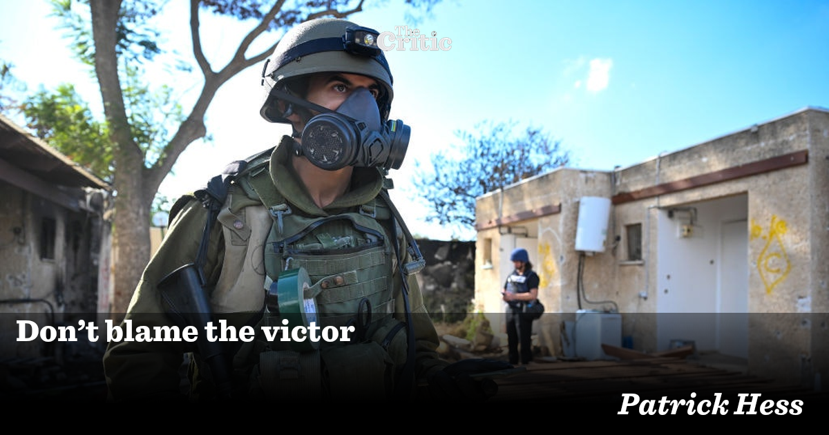 Don’t blame the victor | Patrick Hess | The Critic Magazine