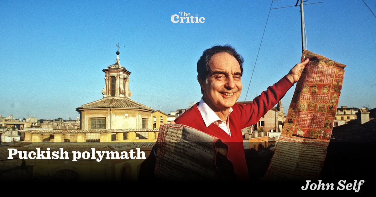 Puckish polymath | John Self | The Critic Magazine