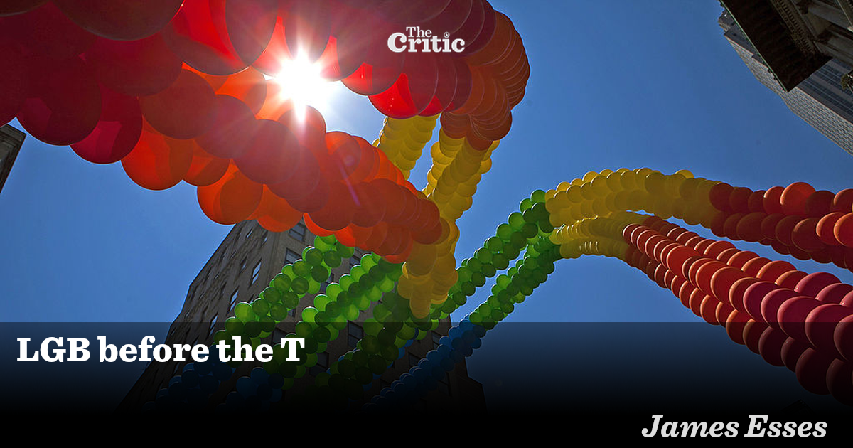 LGB before the T | James Esses | The Critic Magazine