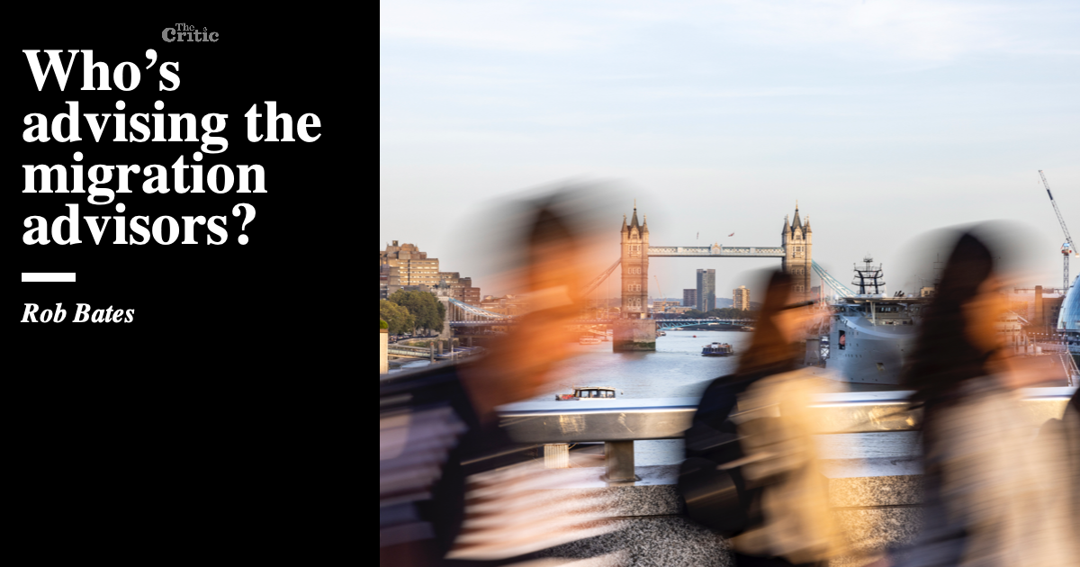 Who’s advising the migration advisors? | Rob Bates | The Critic Magazine