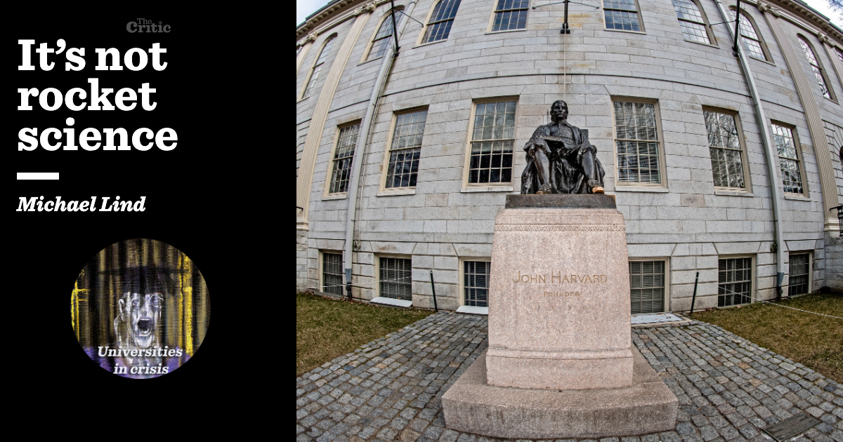 It’s not rocket science | Michael Lind | The Critic Magazine