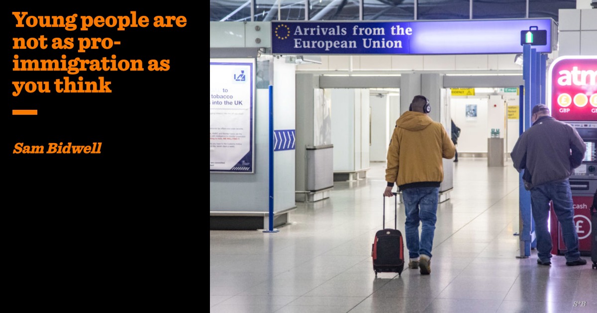 Young people are not as pro-immigration as you think | Sam Bidwell ...