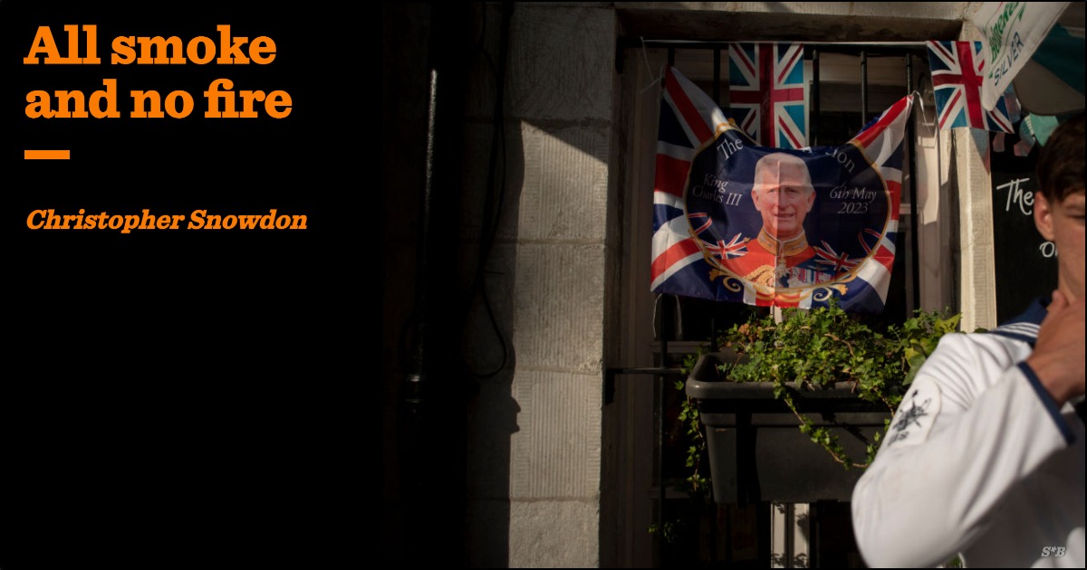 All smoke and no fire | Christopher Snowdon | The Critic Magazine