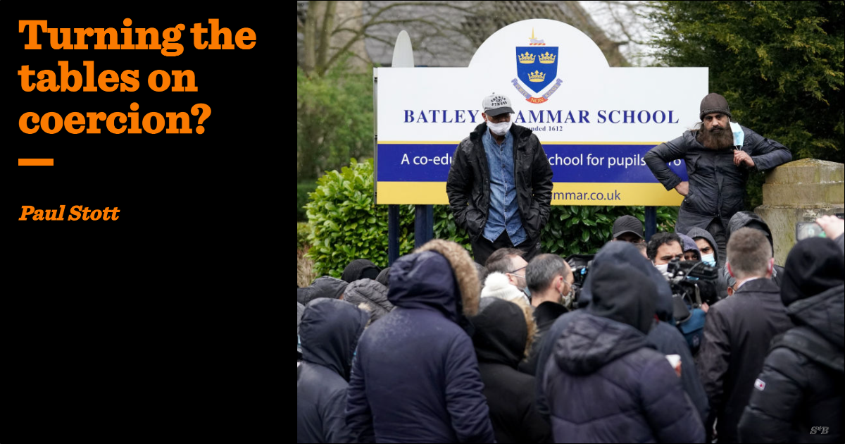 Turning the tables on coercion? | Paul Stott | The Critic Magazine