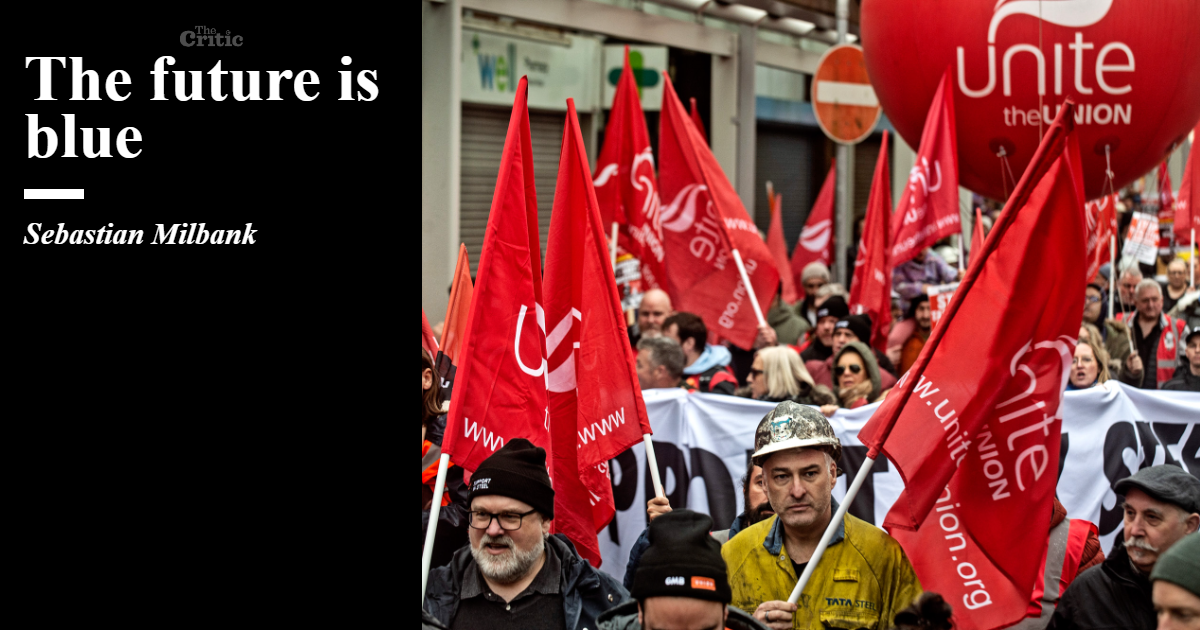 The future is blue | Sebastian Milbank | The Critic Magazine