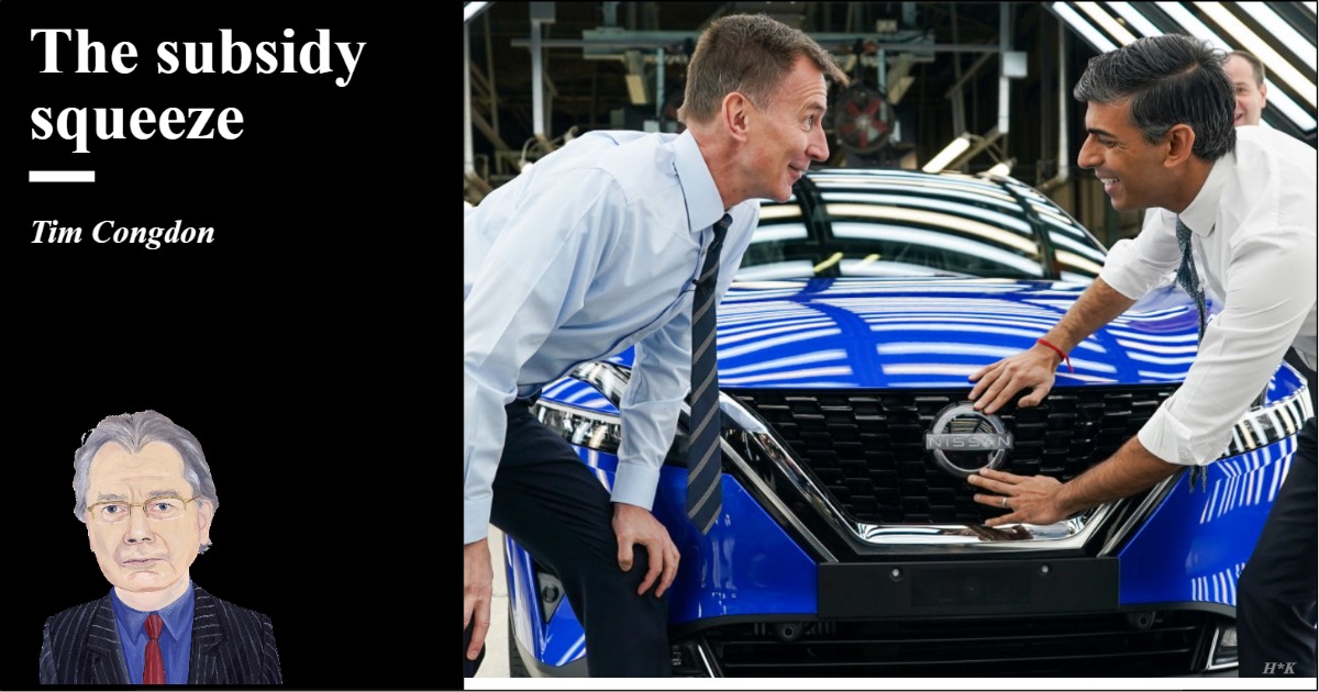 The subsidy squeeze | Tim Congdon | The Critic Magazine