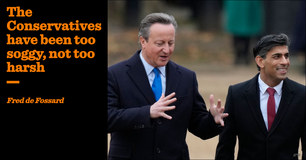 The Conservatives have been too soggy, not too harsh | Fred de Fossard ...