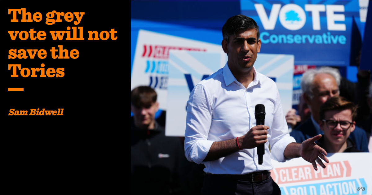 The grey vote will not save the Tories | Sam Bidwell | The Critic Magazine