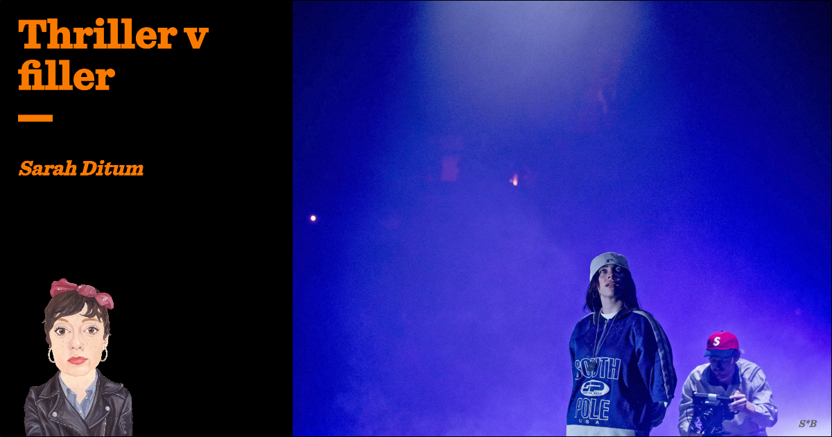 Thriller vs filler | Sarah Ditum | The Critic Magazine