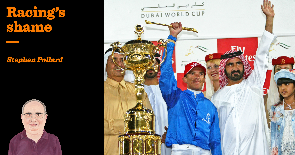 Racing’s shame | Stephen Pollard | The Critic Magazine
