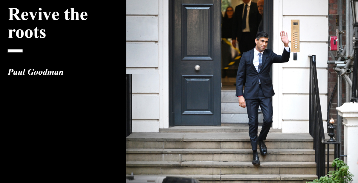 Revive the roots | Paul Goodman | The Critic Magazine