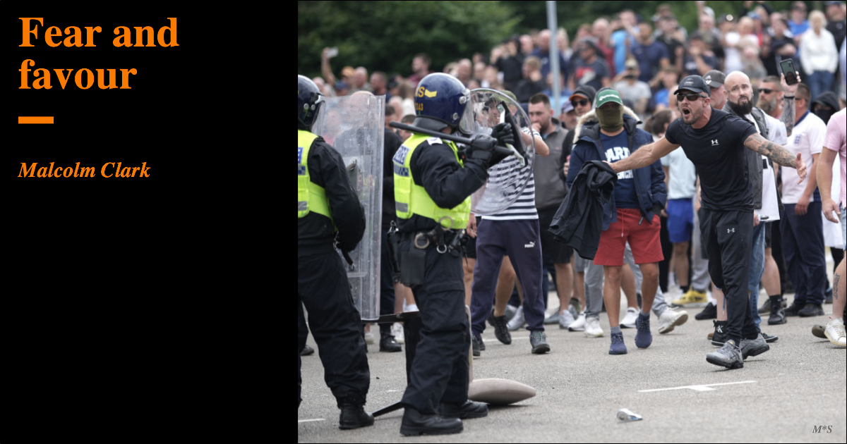 Fear and favour | Malcolm Clark | The Critic Magazine