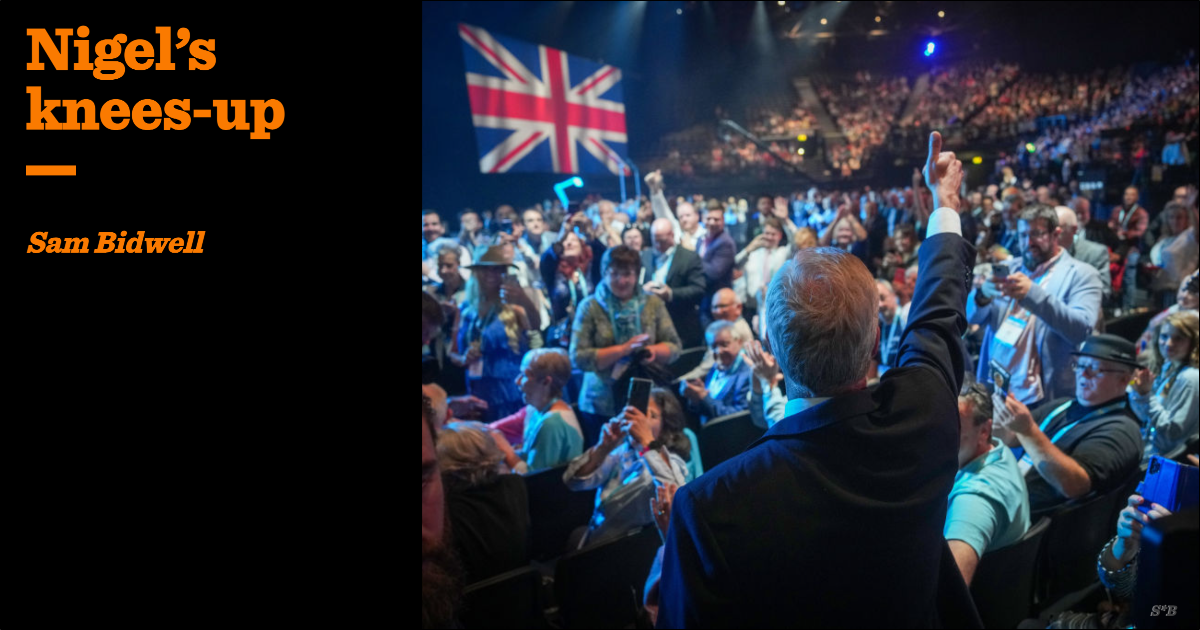 Nigel’s knees-up | Sam Bidwell | The Critic Magazine