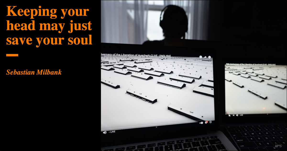 Keeping your head may just save your soul | Sebastian Milbank | The ...