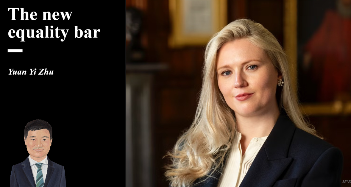 The new equality bar | Yuan Yi Zhu | The Critic Magazine