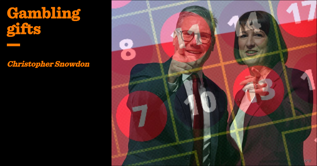 Gambling gifts | Christopher Snowdon | The Critic Magazine