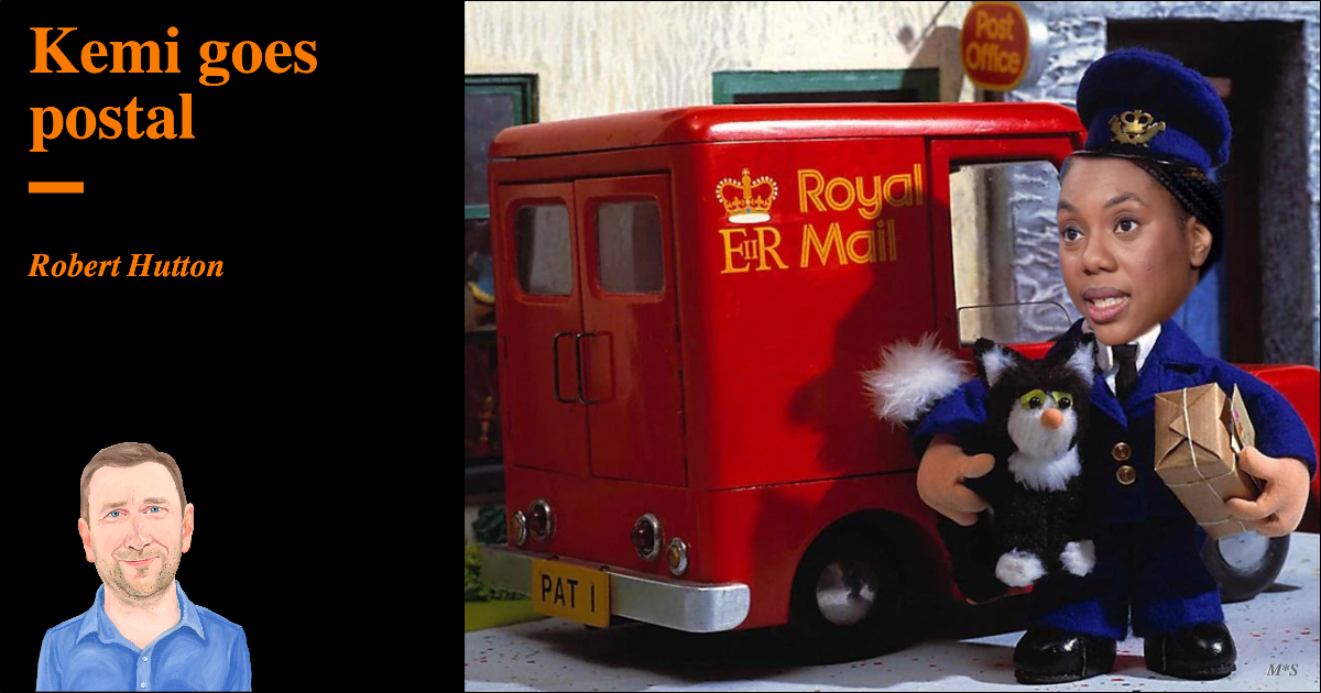 Kemi goes postal | Robert Hutton | The Critic Magazine