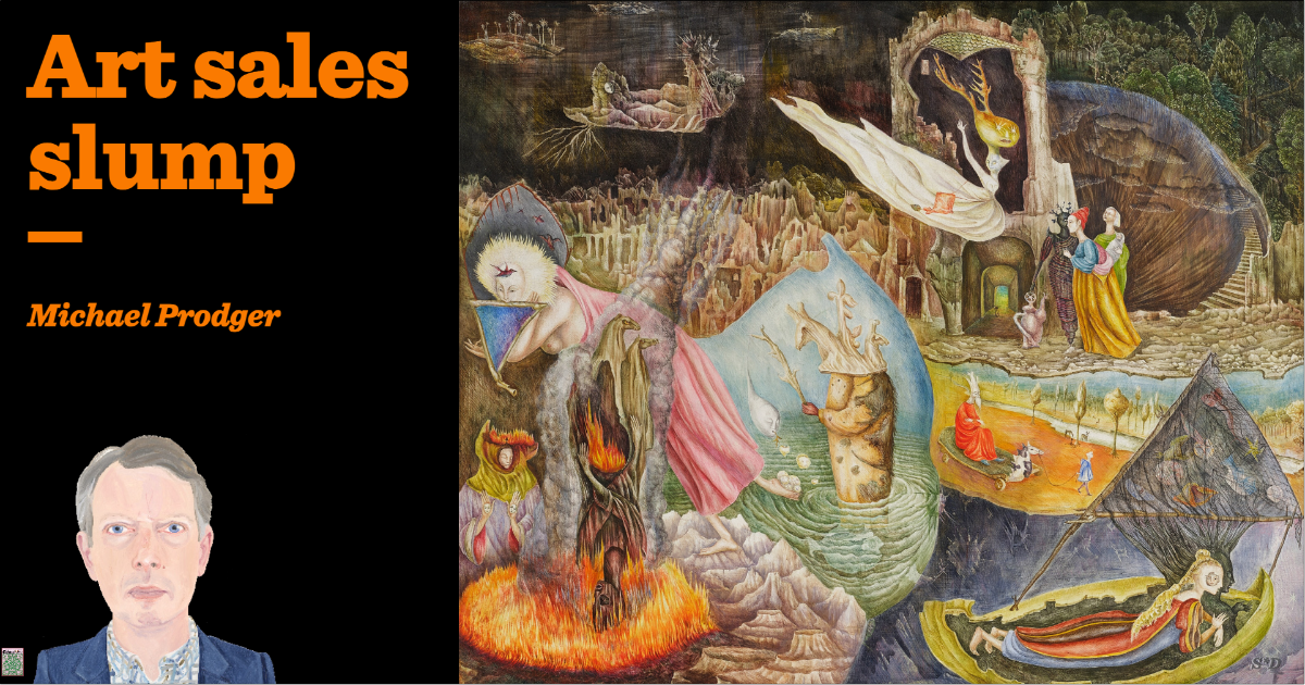 Art sales slump | Michael Prodger | The Critic Magazine