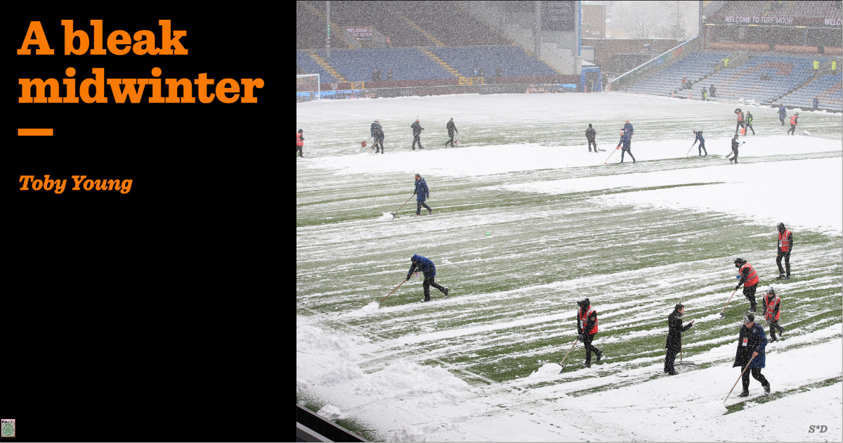 A bleak midwinter | Toby Young | The Critic Magazine