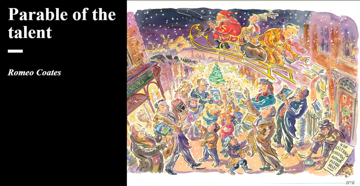 Parable of the talent | Romeo Coates | The Critic Magazine