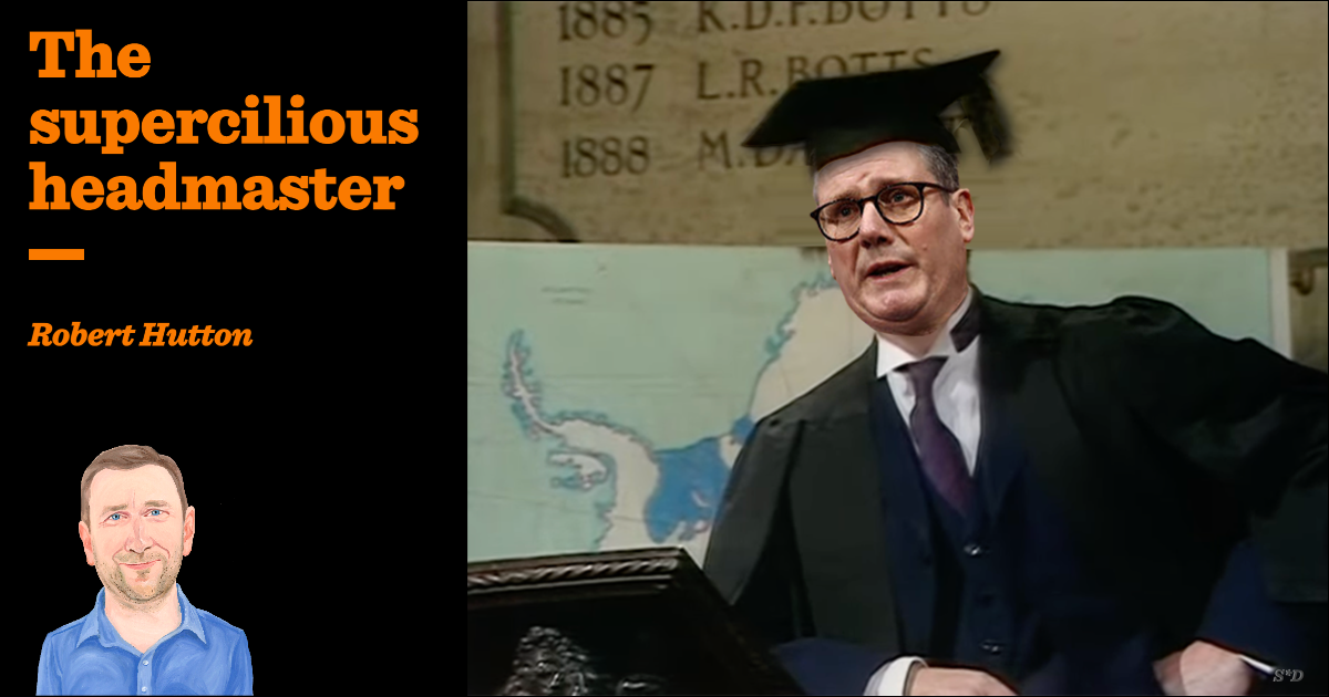 The supercilious headmaster | Robert Hutton | The Critic Magazine