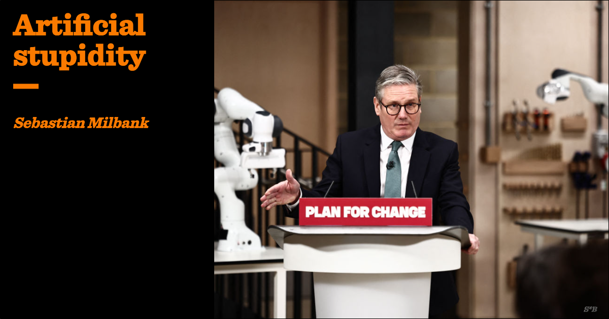 Artificial stupidity | Sebastian Milbank | The Critic Magazine