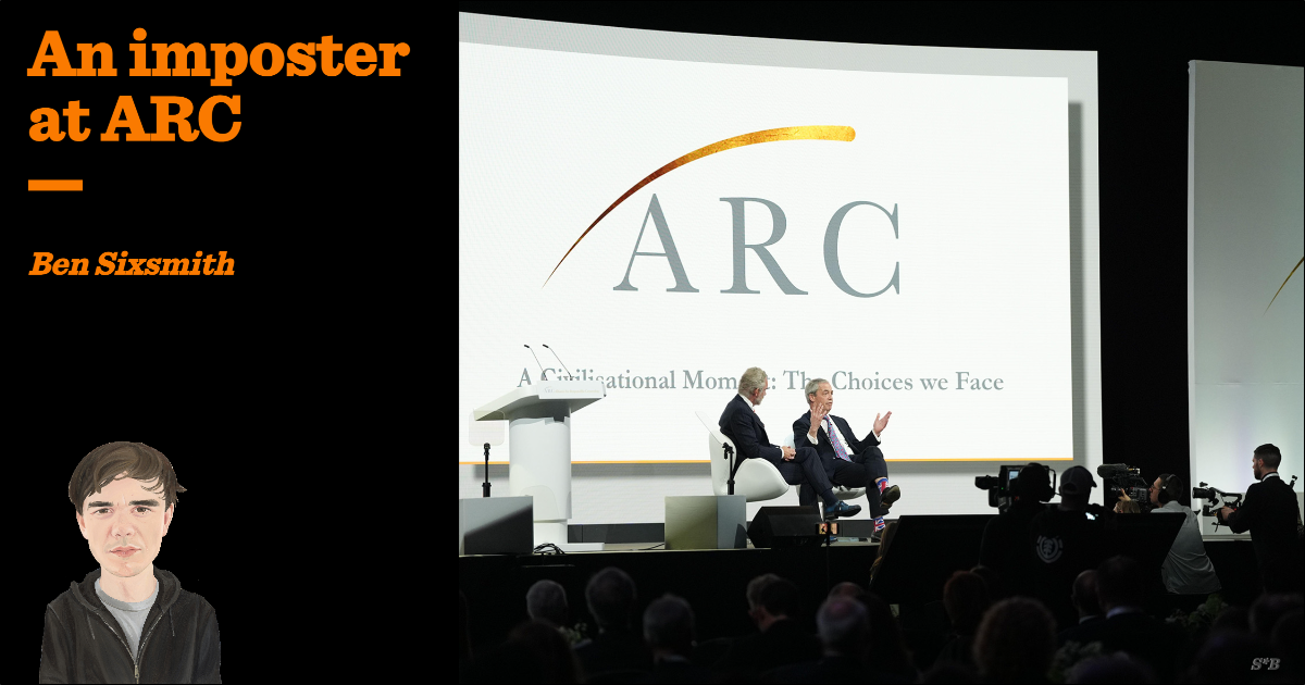 An imposter at ARC | Ben Sixsmith | The Critic Magazine