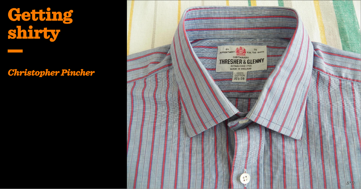 Getting shirty | Christopher Pincher | The Critic Magazine