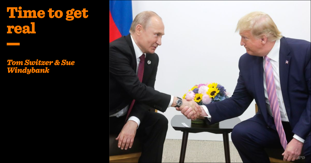 Time to get real on Ukraine | Sue Windybank and Tom Switzer | The ...