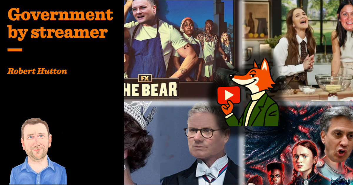 Government by streamer | Robert Hutton | The Critic Magazine