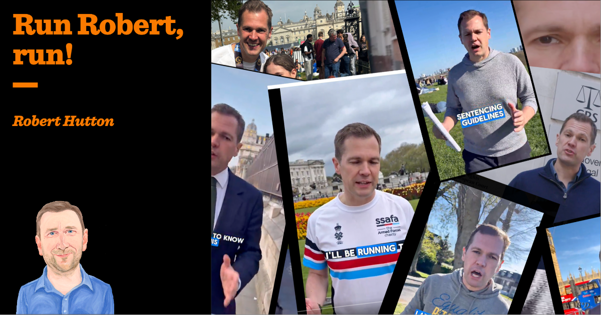 Run Robert, run! | Robert Hutton | The Critic Magazine