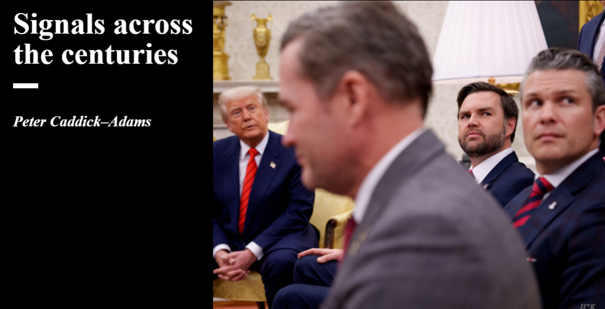 Signals across the centuries | Peter Caddick-Adams | The Critic Magazine