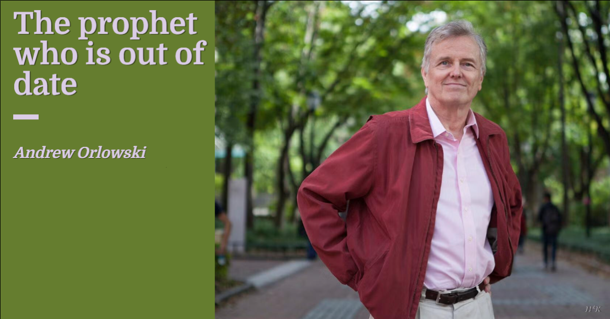 The prophet who is out of date | Andrew Orlowski | The Critic Magazine