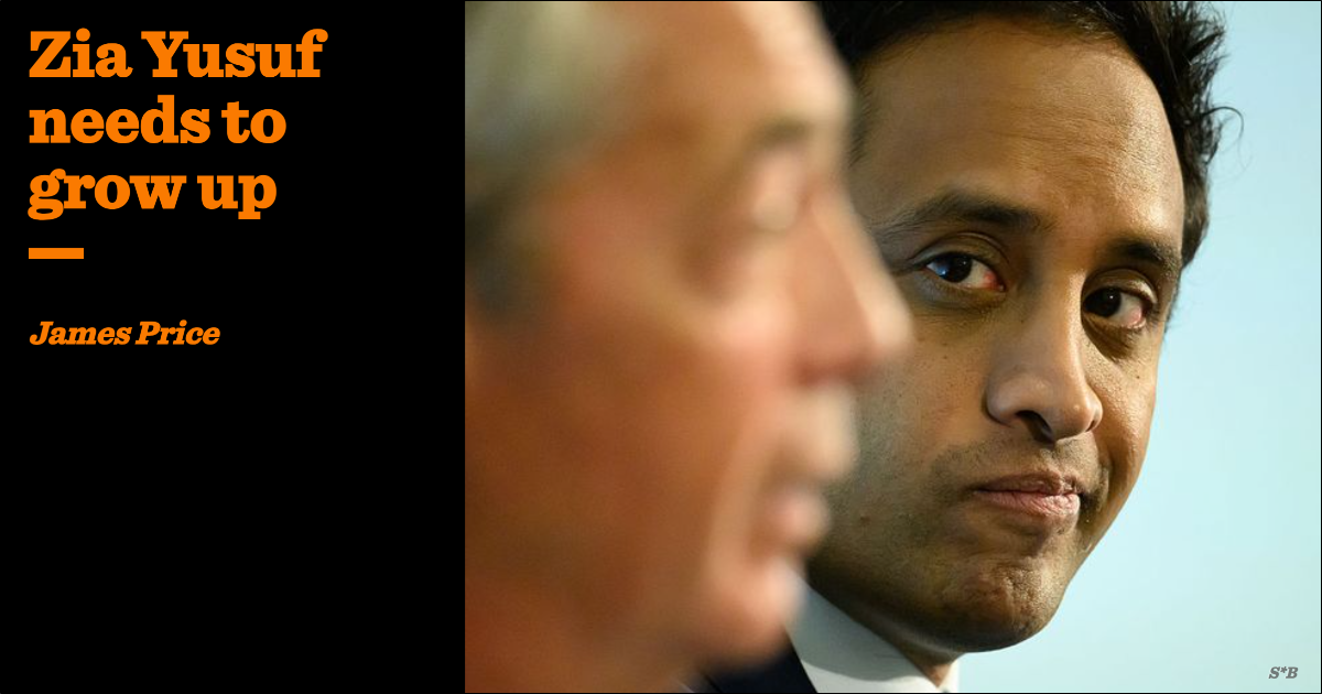 Zia Yusuf needs to grow up | James Price | The Critic Magazine