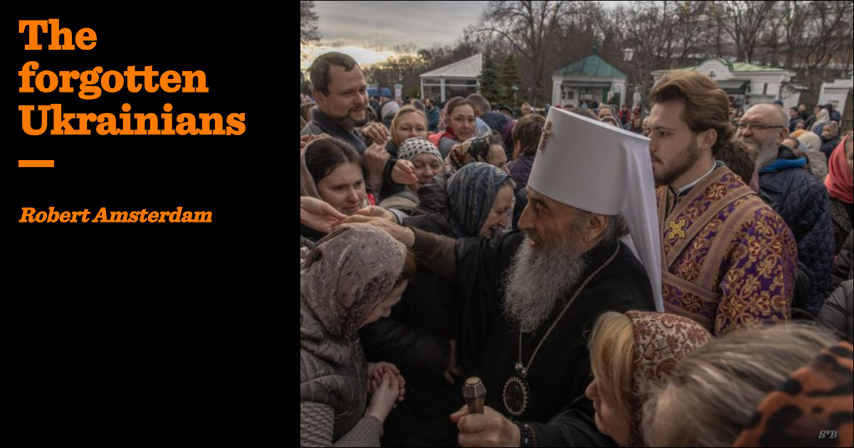 The forgotten Ukrainians | Robert Amsterdam | The Critic Magazine