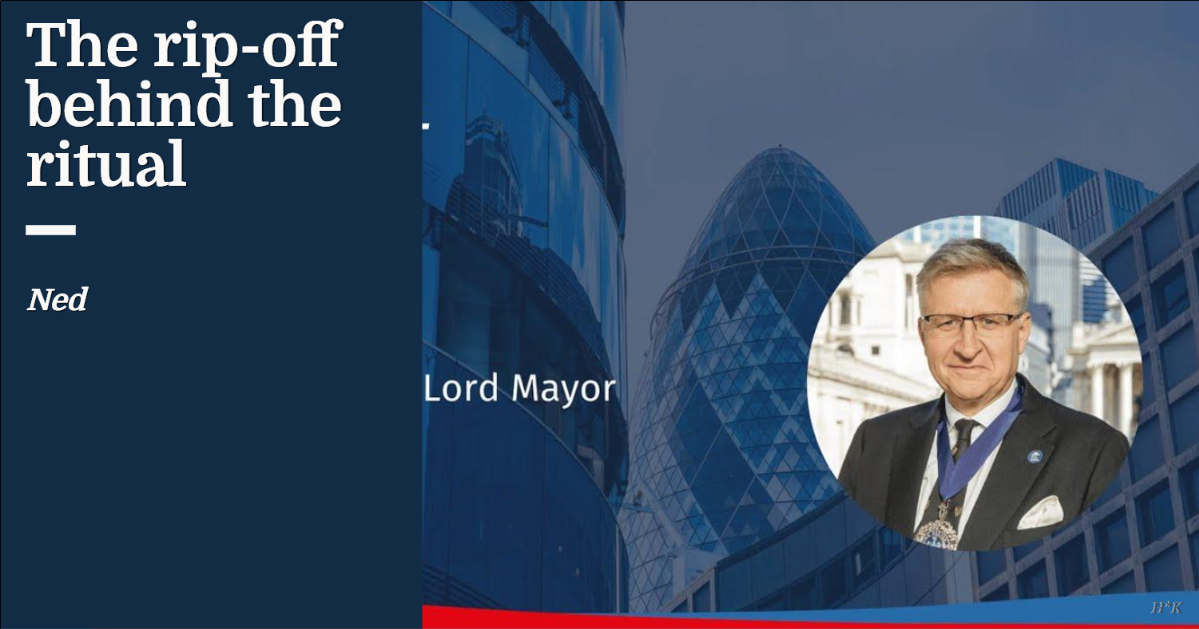 The rip-off behind the ritual | Ned | The Critic Magazine