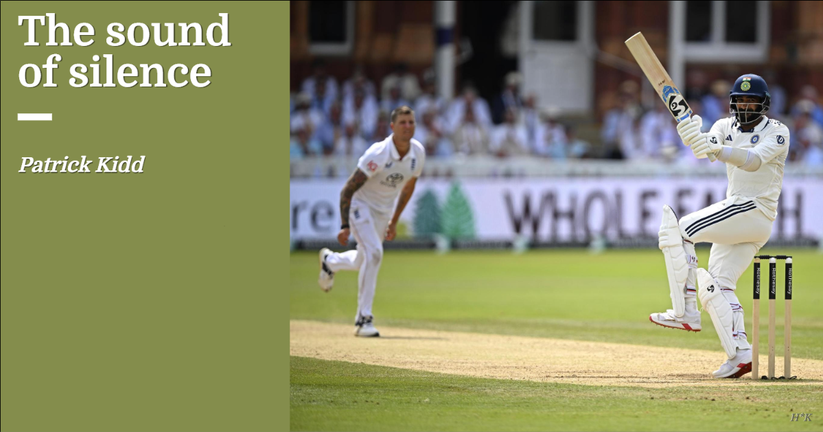 The sound of silence | Patrick Kidd | The Critic Magazine