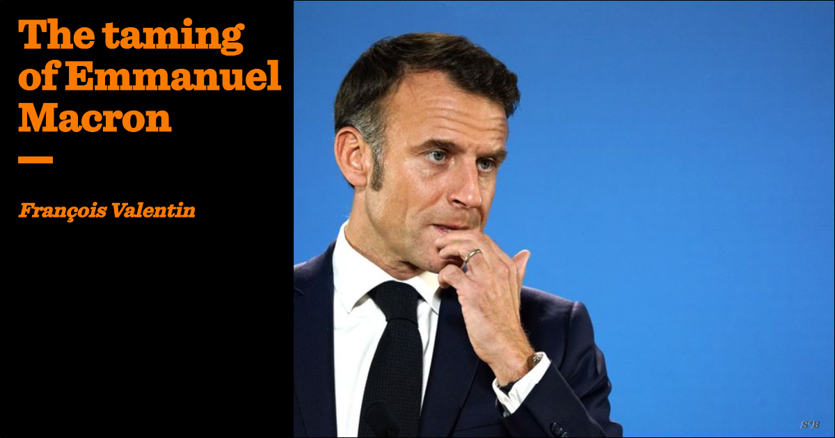 The taming of Emmanuel Macron | François Valentin | The Critic Magazine
