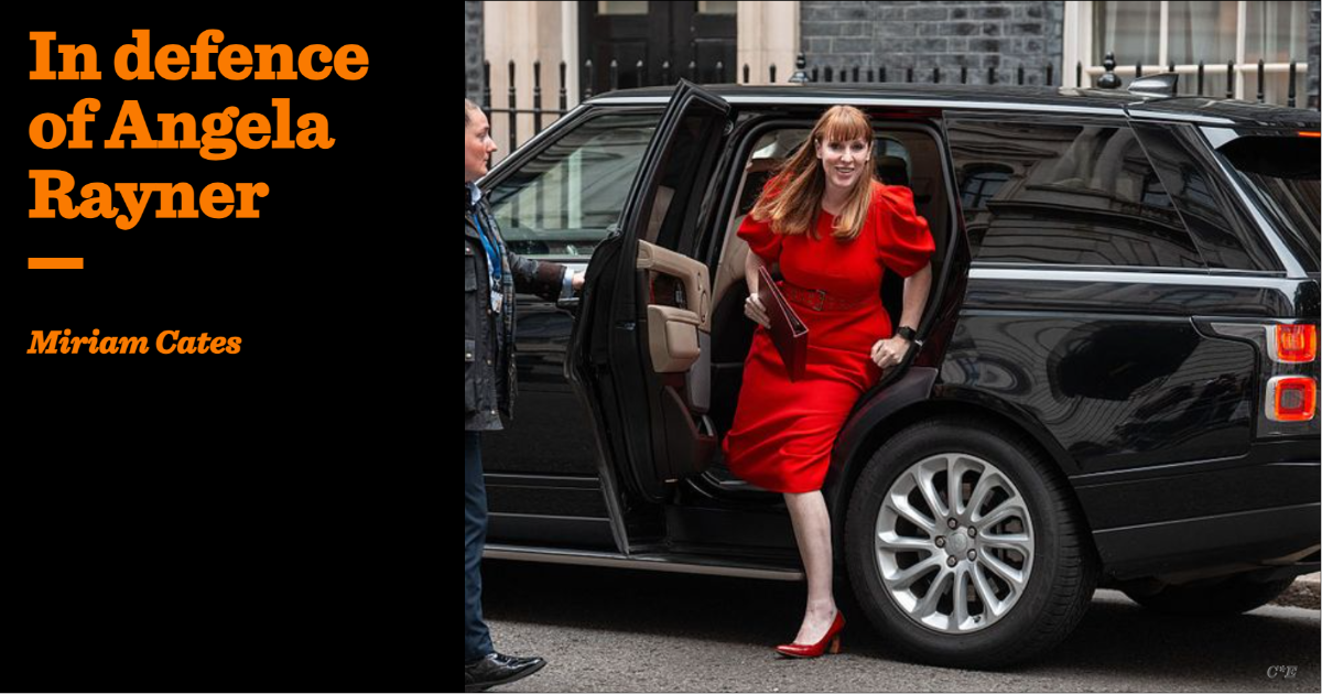 In defence of Angela Rayner | Miriam Cates | The Critic Magazine