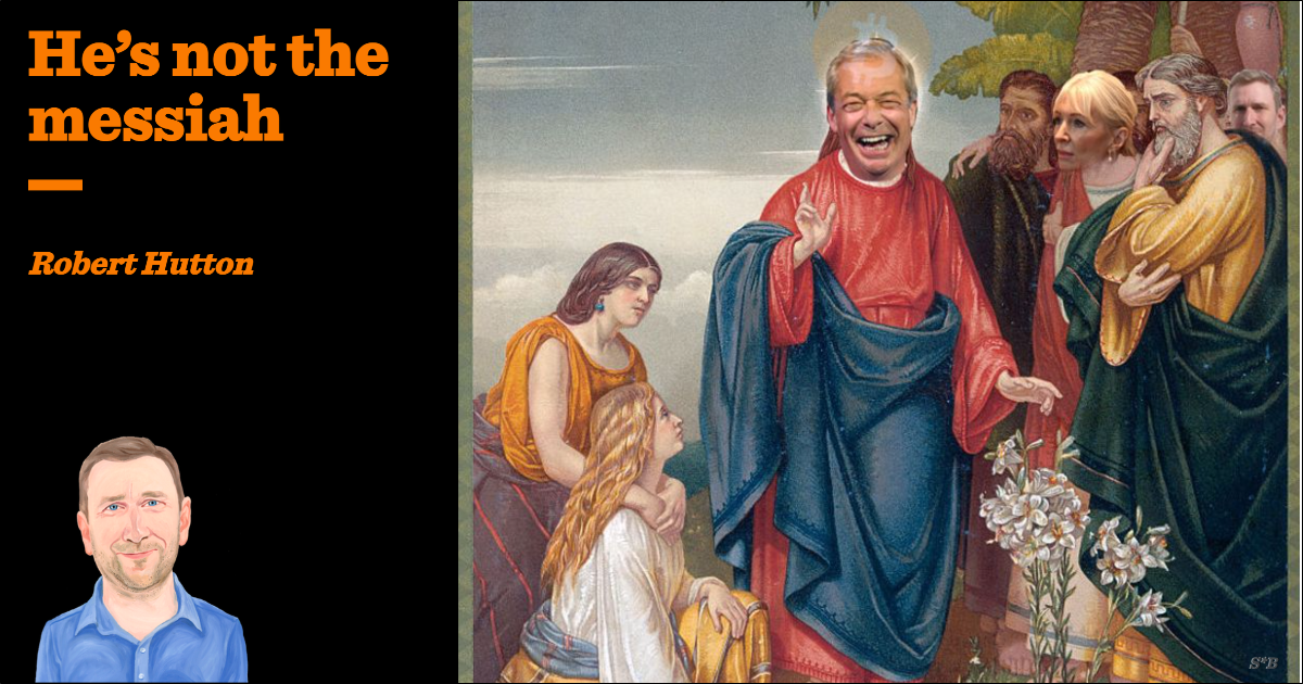 He’s not the messiah | Robert Hutton | The Critic Magazine