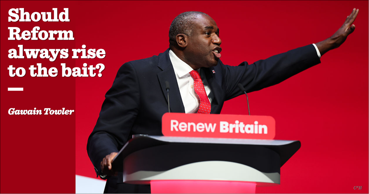 Should Reform always rise to the bait? | Gawain Towler | The Critic ...