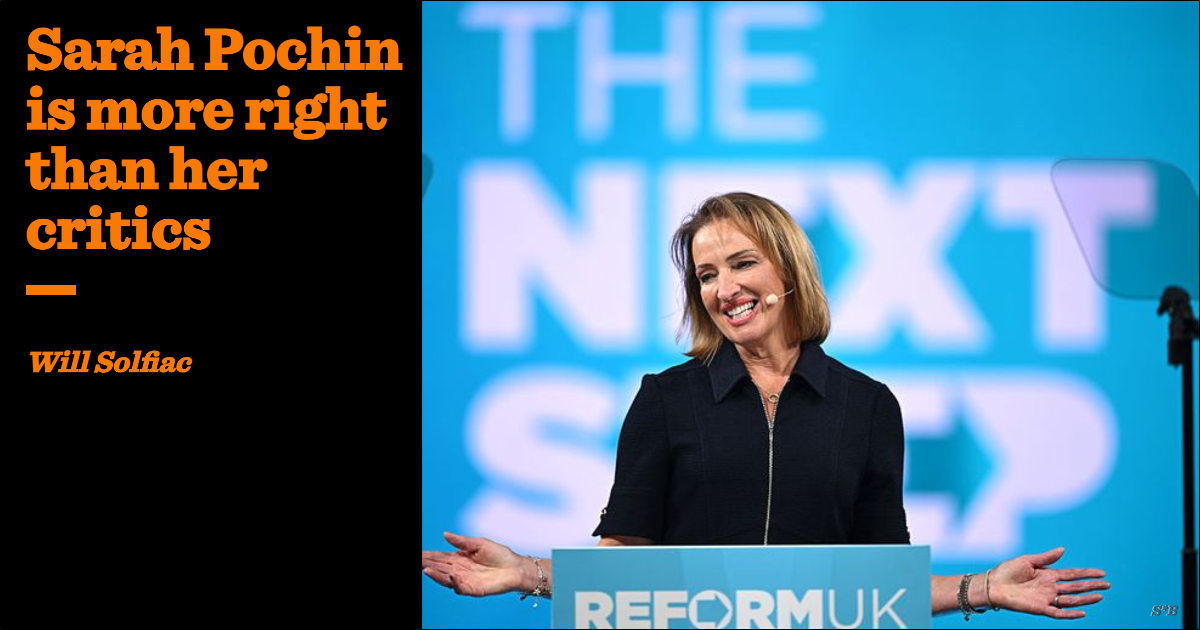 Sarah Pochin is more right than her critics | Will Solfiac | The Critic ...