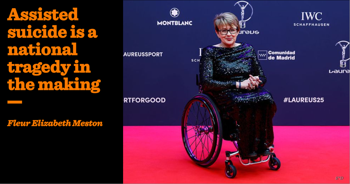 Assisted suicide is a national tragedy in the making | Fleur Elizabeth ...