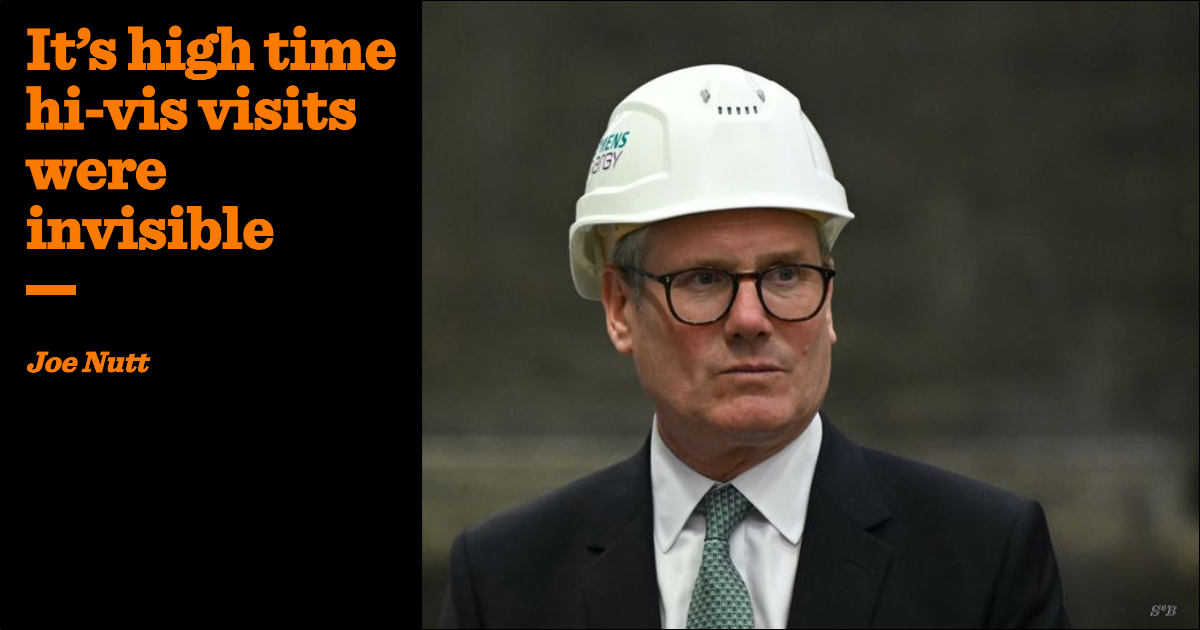 It’s high time hi-vis visits were invisible | Joe Nutt | The Critic ...