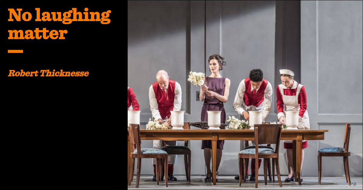 No laughing matter | Robert Thicknesse | The Critic Magazine