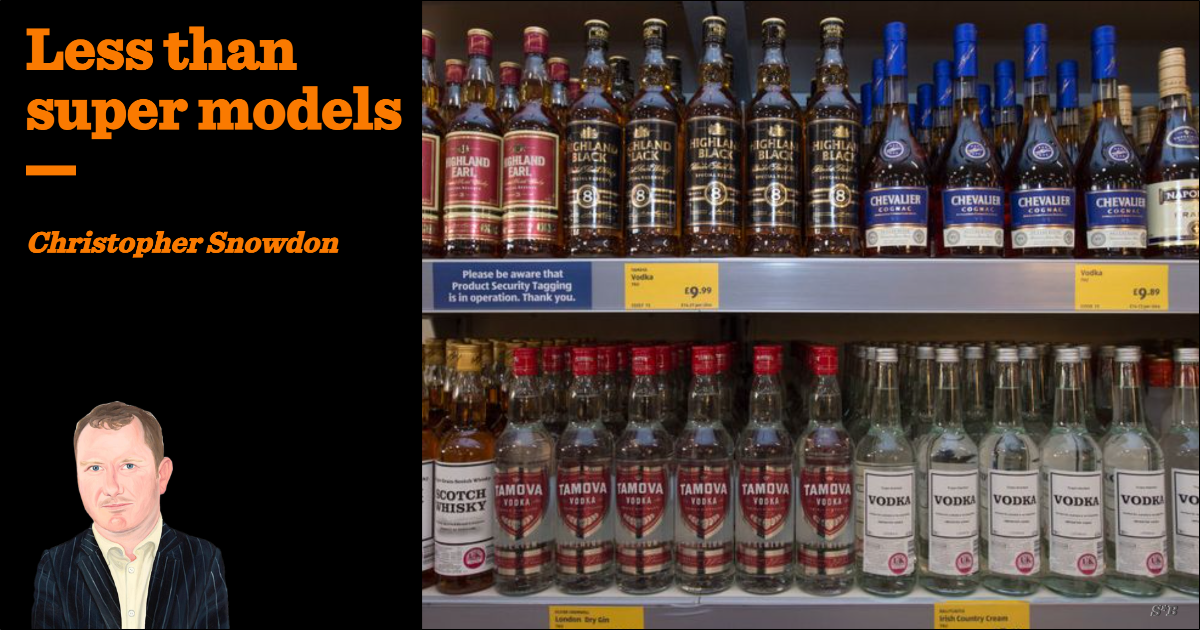 Less than super models | Christopher Snowdon | The Critic Magazine