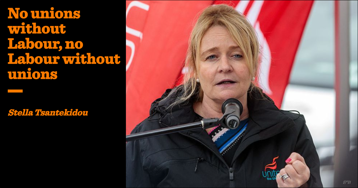 No unions without Labour, no Labour without unions | Stella Tsantekidou ...